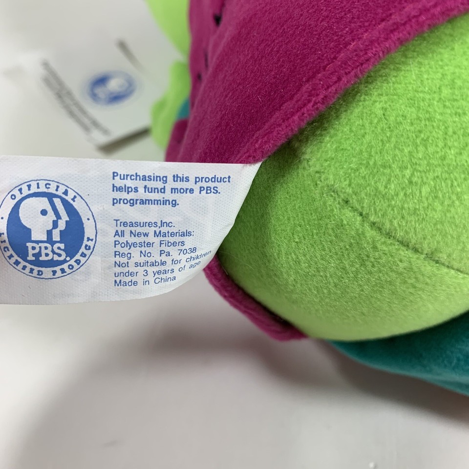 Vintage 90's PBS P-Pals Pernell Plush, 14" L * New Old Stock with Tag ...