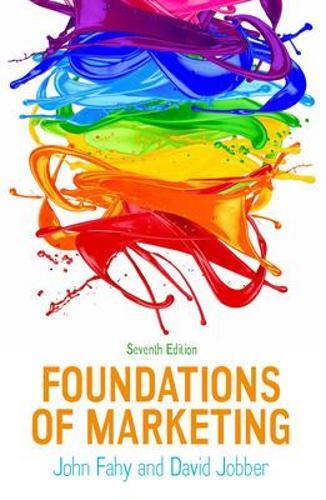 John Fahy David Jobber Foundations of Marketing, 7e (Taschenbuch) (US ...