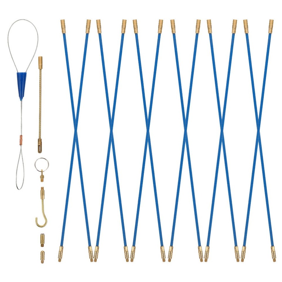 Wall Cable Set Fibreglass Rod Wire Pulling Attachments Fiberglass Rods ...