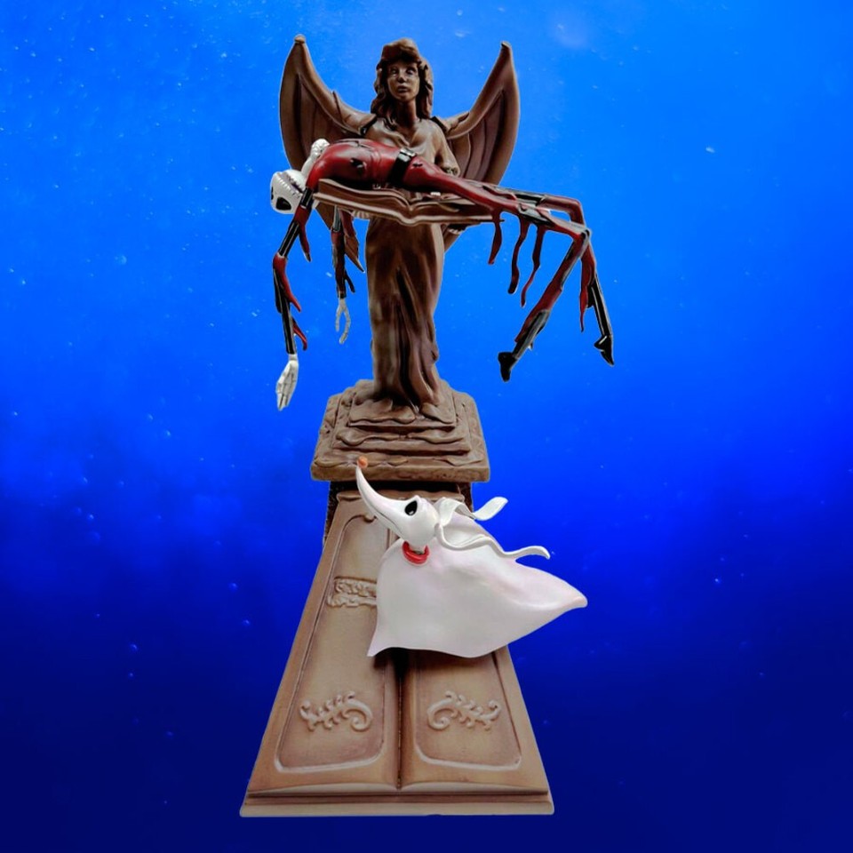 ENESCO Disney The Nightmare Before Christmas Santa Jack & Light Up Zero ...