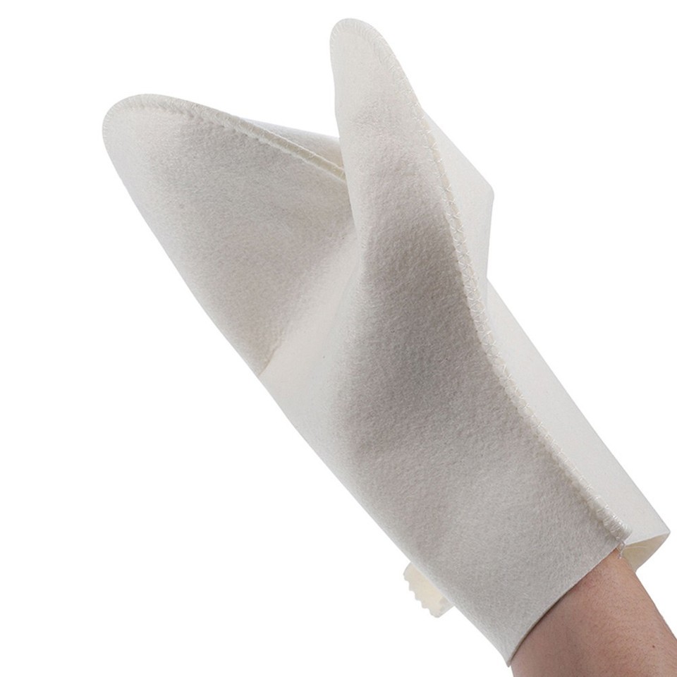 4Pcs Sauna Mittens Water Absorbing Sauna Gloves Felt Sauna Gloves ...