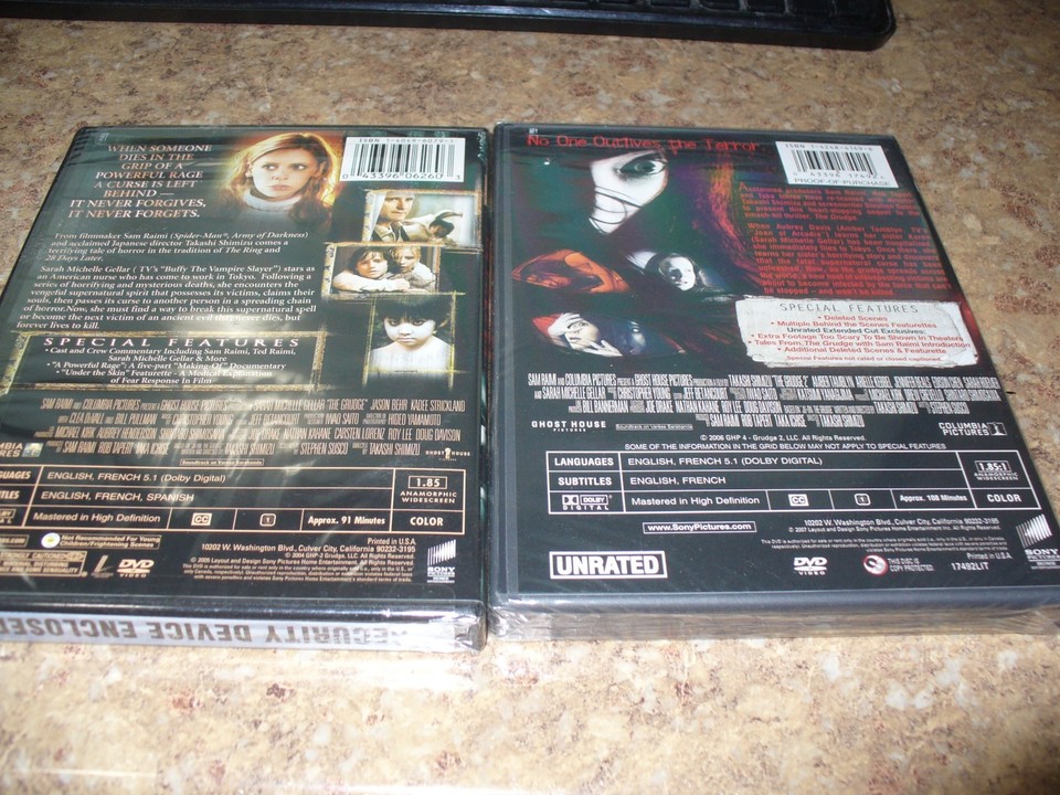 The Grudge (2005) and The Grudge 2 (2006) DVDs ~BOTH NEW!!! | eBay