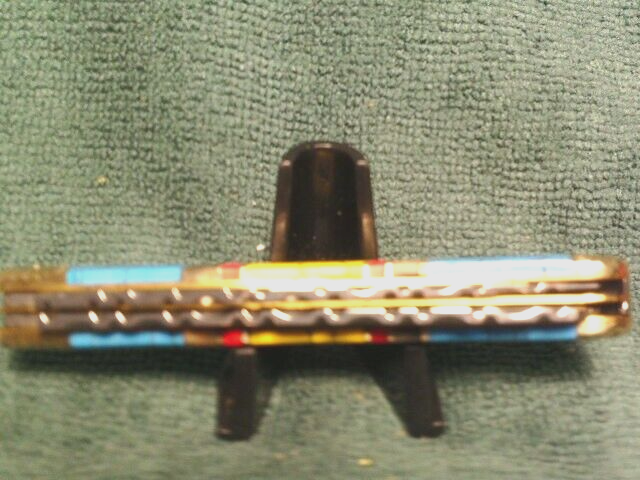Pocket Knife Trapper Turquoise Handles File-Worked Blades & Fancy ...