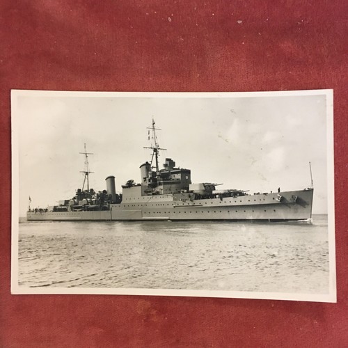 WW2 HMS SOUTHAMPTON Royal Navy Town class cruiser - Real photo | eBay