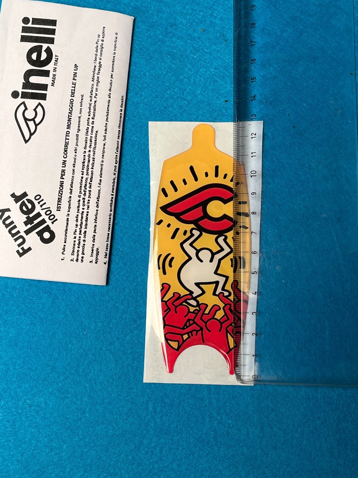raro Adesivo sticker cinelli alter saeco misura in foto - keith Haring ...