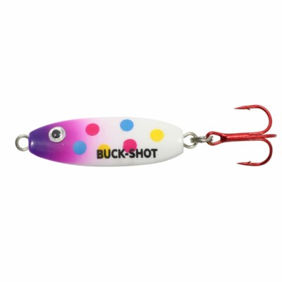 Northland Tackle Buck Shot Rattle Spoon 6 - Purple Wonder - Ice Lure 1/ ...