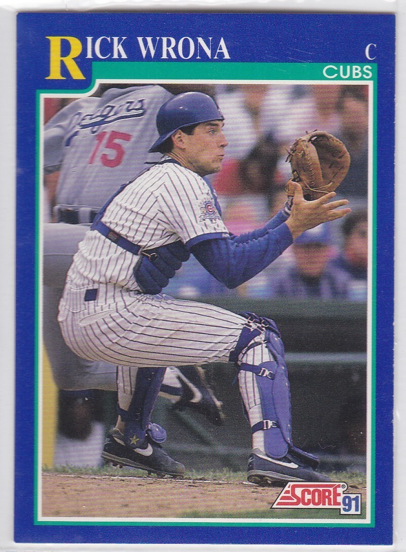 M) 1991 Score Baseball Trading Card - Rick Wrona #519 | eBay