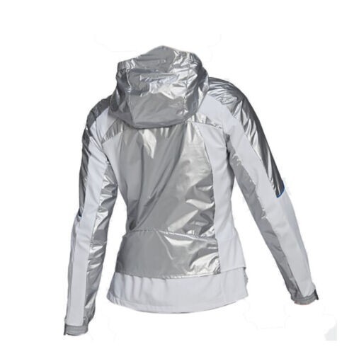 adidas Nasa Marathon Space Race Silver Hooded Jacket Artemis Women Size ...