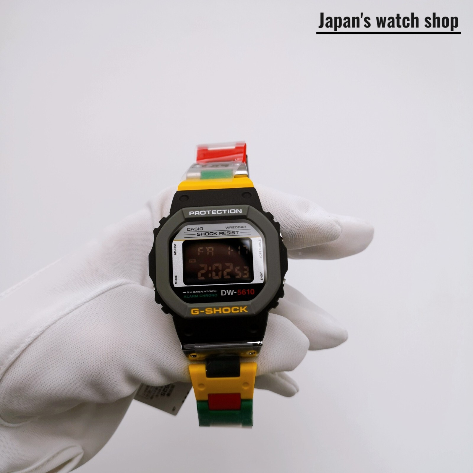 CASIO G-SHOCK DW-5610MT-1JF Gray MixTape Multicolor Model Men's Watch ...