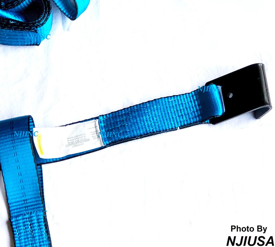 Basket Tiedown car tire Straps Tow Dolly Wheel Net Set Flat Hooks Heavy ...