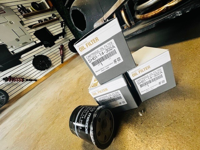 3 OEM Genuine Mazda Oil Filter SH01-14-302A 01-12 Mazda 3 5 6 MX-5 ...