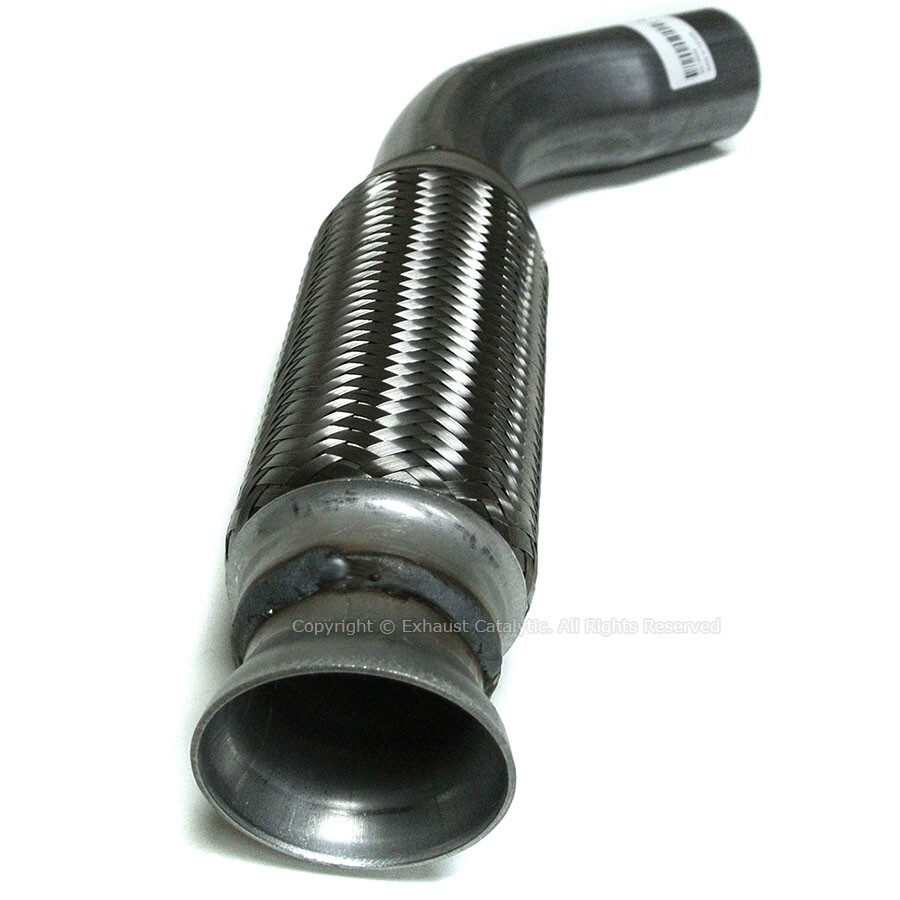 Stainless Steel Flex Pipe Universal Car Exhaust Flexible Pipe 63x102mm ...