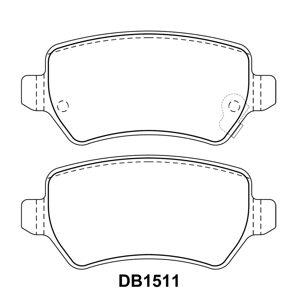 Disc Brake Pads Rear Suits Holden Astra TS AH Combo XC Zafira TT #DB1511 | eBay
