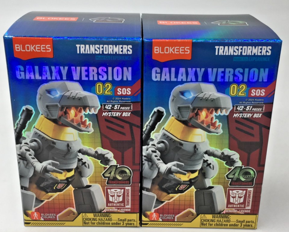 Blokees Transformers Galaxy Version 02 SOS Time 2x Blind box's Factory ...