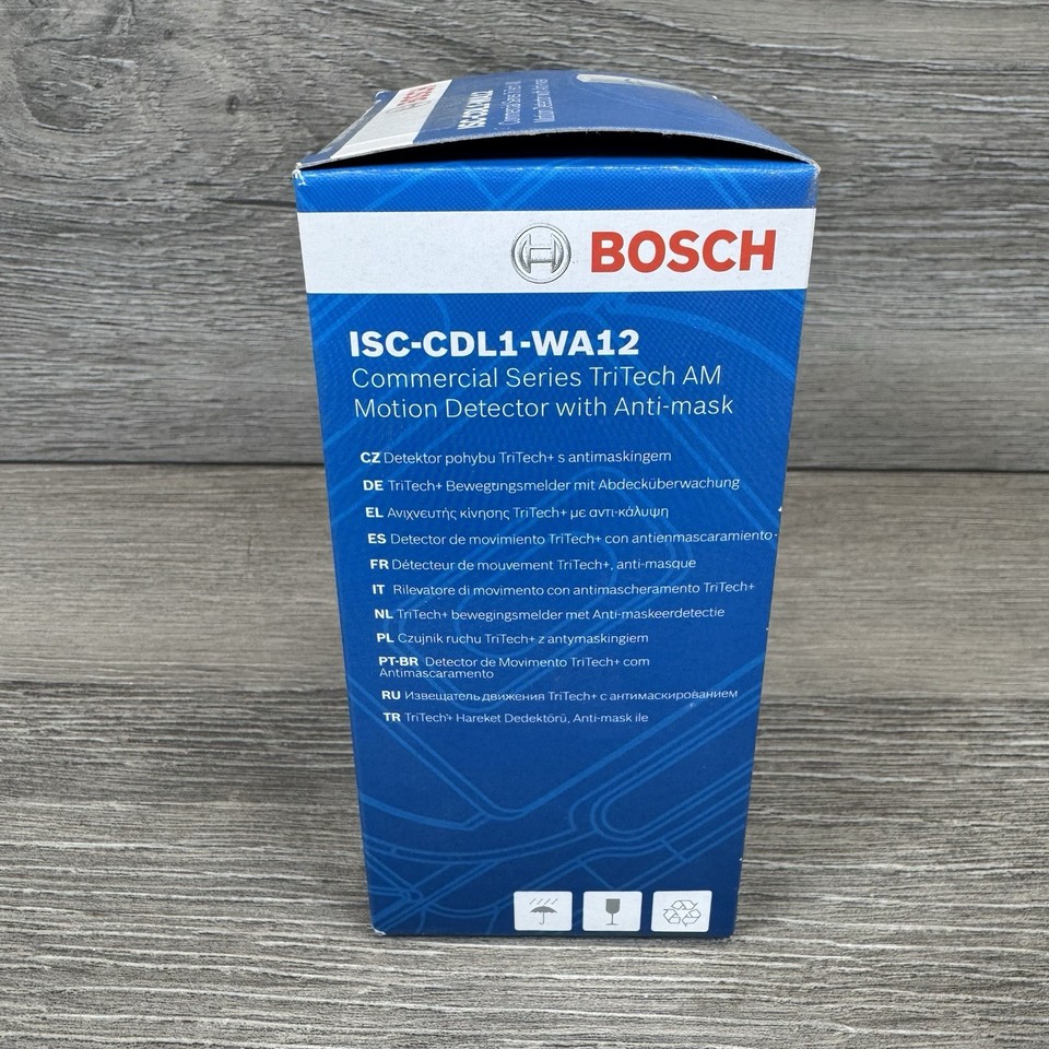 BOSCH ISC-CDL1-WA12 Commercial Series TriTech AM Motion Detector With ...