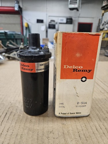 NOS GM 1967-1971 Corvette SB Chevy 207 Transistor Ignition Coil Delco ...
