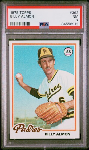 1978 TOPPS #392 BILLY ALMON PSA 7 | eBay