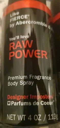 (2) Raw Power Body Spray Parfums De Coeur Fitch 4 oz Designer Men | eBay