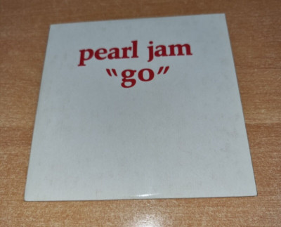 PEARL JAM Go ULTRA RARE AUSTRIA PROMO CD SINGLE UNIQUE COVER CARD ...