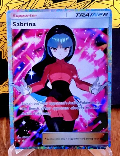 Pokemon Sabrina Anima Waifu Sexy Doujin ACG DIY Trainer Full Art Card ...