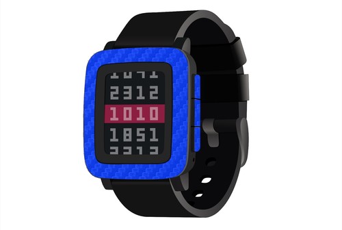 Pebble Time WRAP DECAL STICKER SKIN Carbon Fiber STICKERBOY | eBay