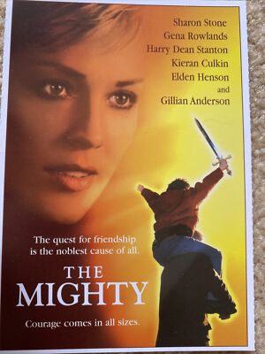 The Mighty Promo Postcard Sharon Stone Gena Rowlands Gillian Anderson ...
