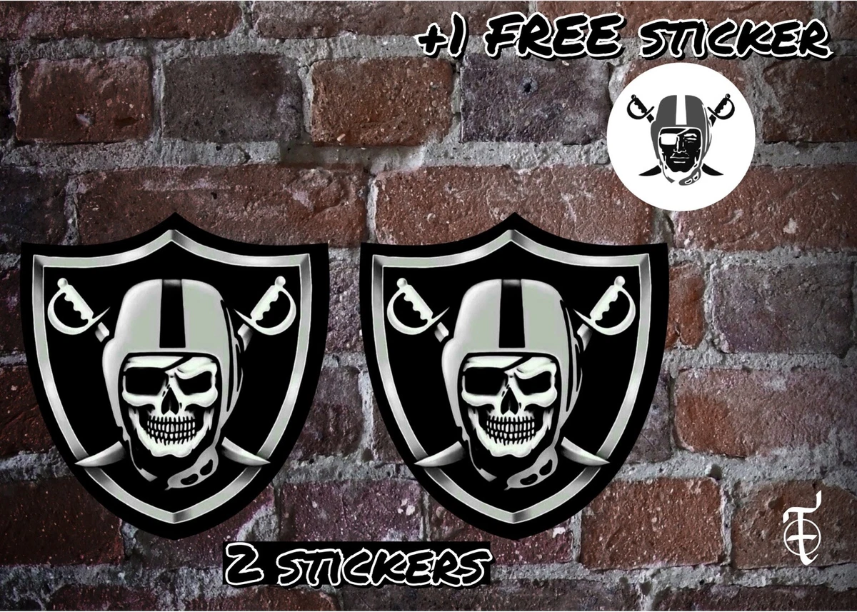 Raiders Skull Decal