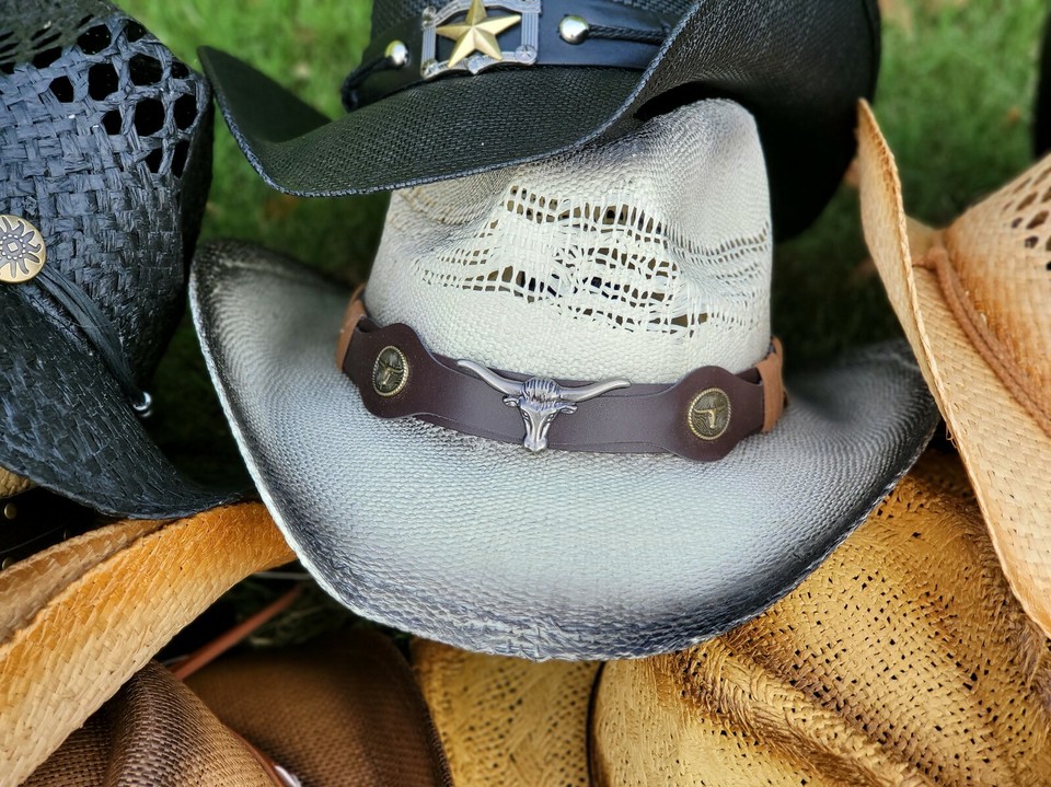 WHOLESALE LOT OF 9 High Quality Western Style 9 Cowboy Hats! Upgraded ...