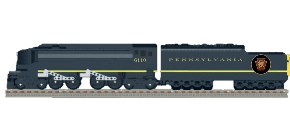 Custom LEGO Train Pennsylvania Railroad T1 Duplex MOC - PDF ...