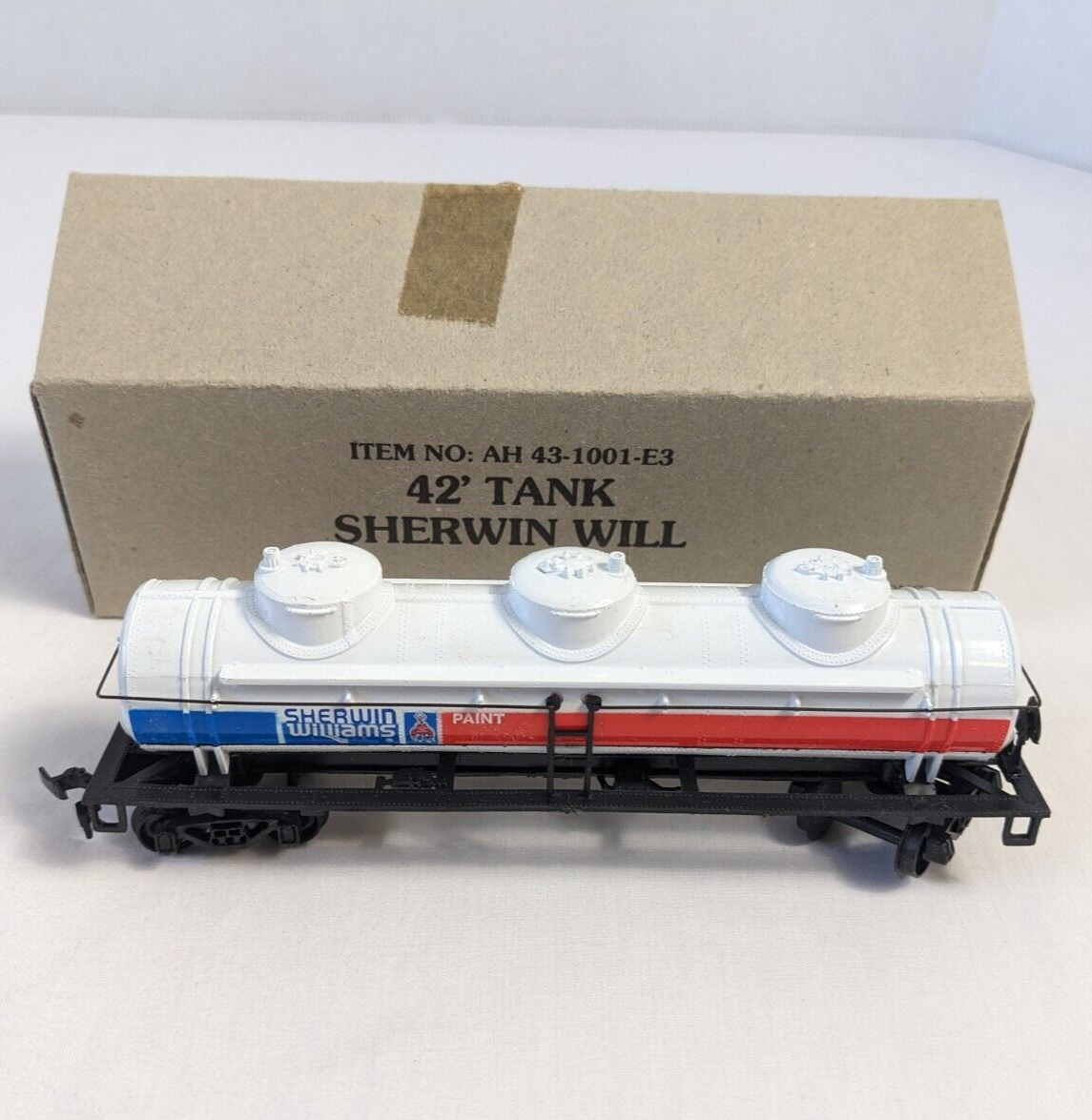 BACHMANN HO Train SHERWIN WILLIAMS 42' DOME TANK CAR #43-1001-E3 Hard ...