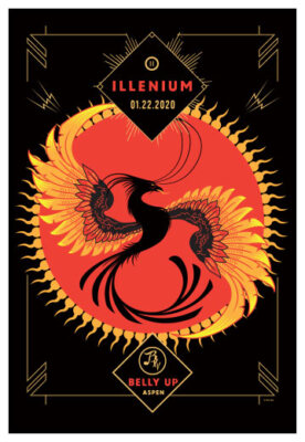 Scrojo Illenium 2020 Poster Belly Up Aspen Colorado Illenium2_2001 ...