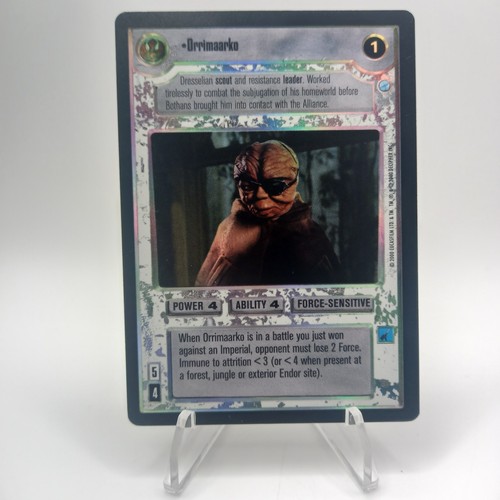 Star Wars SWCCG CCG Orrimaarko Foil Reflections II Decipher Card MINT ...