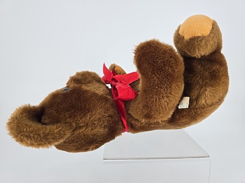 Eden Toys USA Brown Tan Rattler Teddy Bear Sitting Plush Stuffed ...