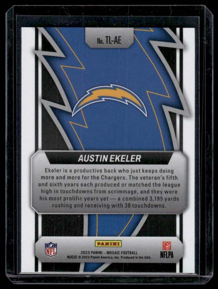 2023 Panini Mosaic #TL-AE Austin Ekeler Thunder Lane | eBay