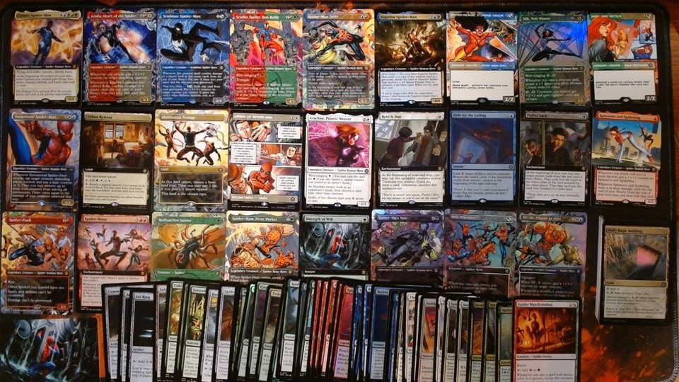 EDH - Cosmic Spider-Man Spider Tribal, MTG Commander Deck, Marvel ...