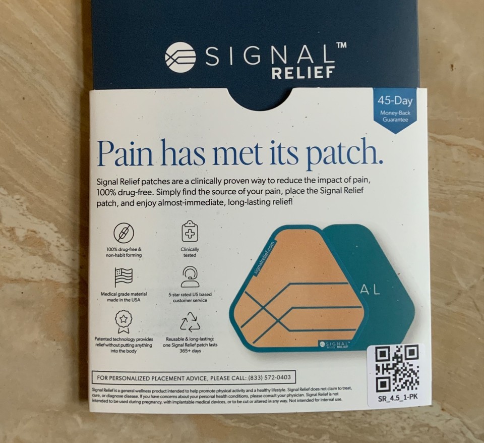 Signal Relief Kit – 1 Patch + 2 Adhesives – Complete Set – Reusable New ...