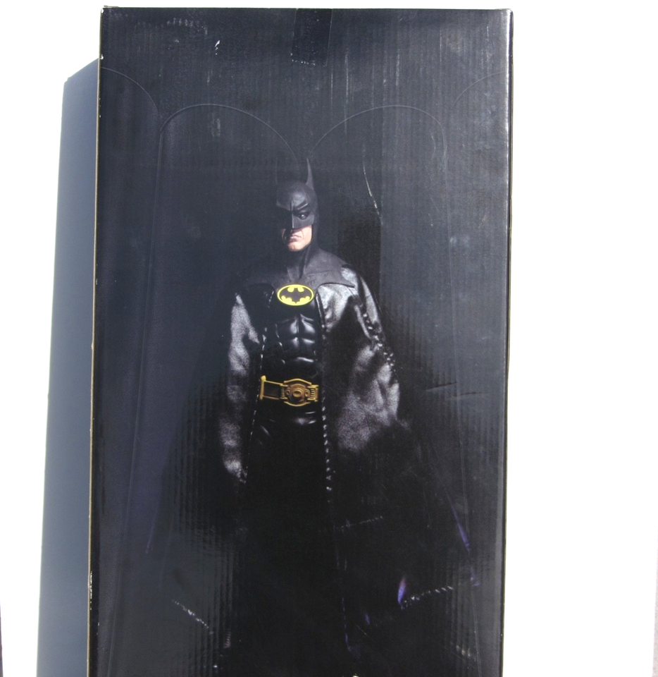 NECA Batman 1989 1/4 Scale Michael Keaton Reel Toys 100% New Sealed | eBay