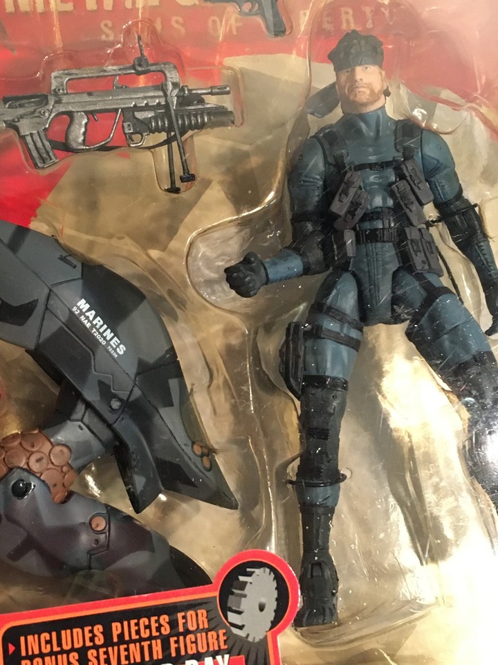 Mcfarlen Toys - MGS2 Solid Snake - MGS1 Solid Snake - MGS2 Revolver ...