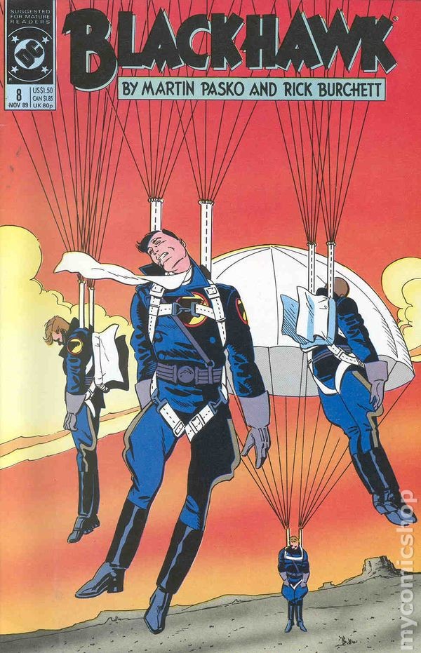 Blackhawk #8 FN- 5.5 1989 Stock Image Low Grade | eBay