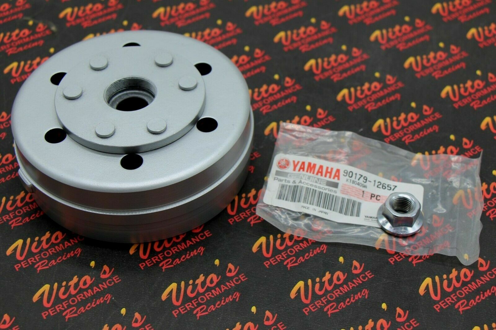 LIGHTENED FLYWHEEL Yamaha Banshee shaved rotor 1987-2006 + NEW OEM nut ...