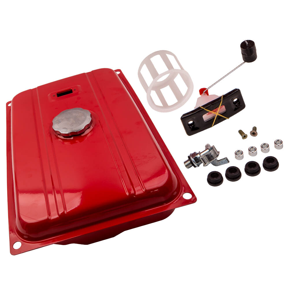 Universal 5 Gallon Generator Gas Fuel Tank w/ Valve Chrome Cap for 18.9 ...