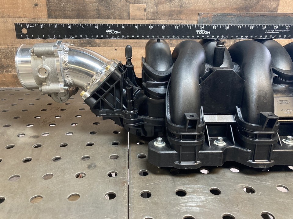 Ford 7.3L Godzilla throttle body adapter. 45 degree elbow. | eBay