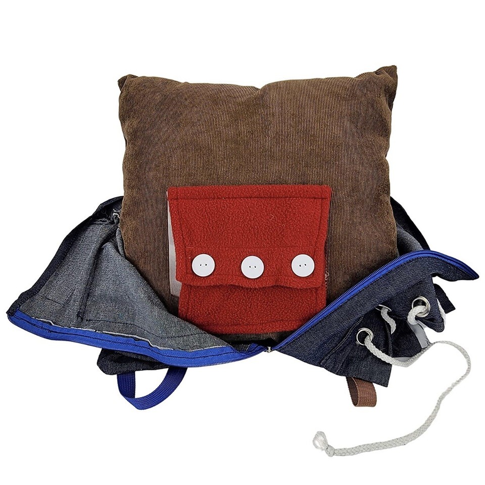 UrbanRed Fidget Activity Pillow For Dementia Special Needs Memory Care ...