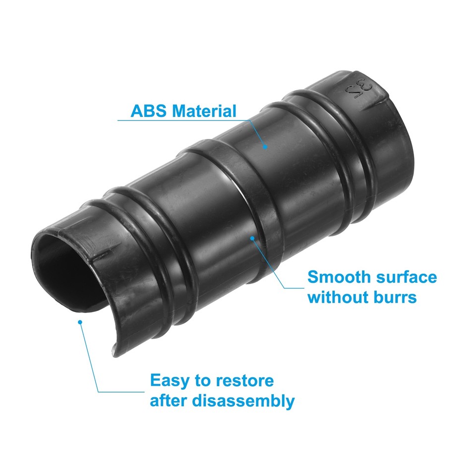 60Pcs 1 1/4" 32mm Greenhouse Snap Plastic Greenhouse Clamp Clip Tube ...