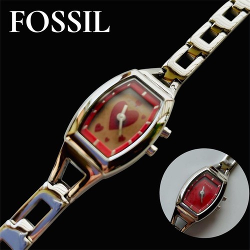 Fossil Flashing Heart Big Tic Watch Working Product Quartz Women'S | eBay