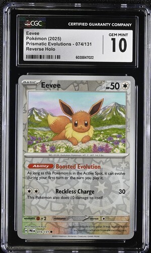 Eevee 074/131 Sv: Prismatic Evolutions Reverse Holo for sale online | eBay