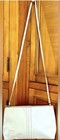 Vintage Anne Klein For Calderon Off White / Ivory Crossbody Leather ...