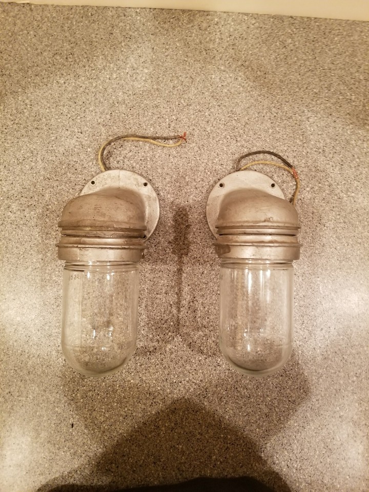 Vintage Pair Appleton Industrial Explosion Proof Wall Mount Sconce ...