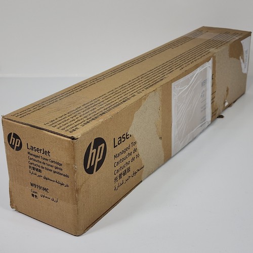 HP W9191MC Cyan Toner Cartridge For LaserJet Managed MFP E77822z OPEN ...