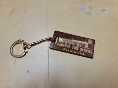 Vintage General Tire Service Keychain Decatur,IL | eBay